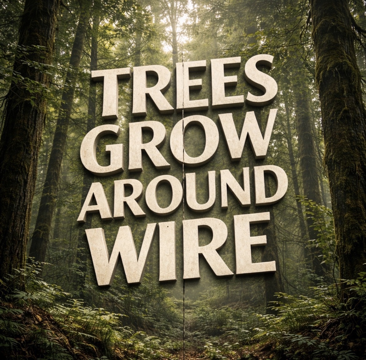 Trees Grow Around Wire – Poetry & More